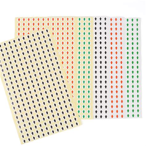 원형 미니 화살표 스티커 1장 젠트레이드