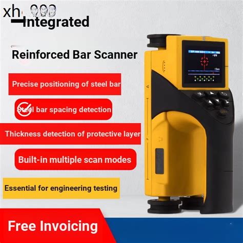 Integrated Rebar Scanner Concrete Protection Layer Thickness Detector Wall Rebar Spacing