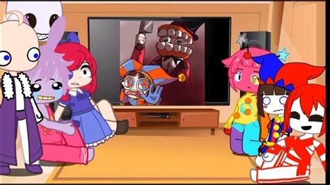 реакция Удивительный цифровой цирк 1 часть Youtube