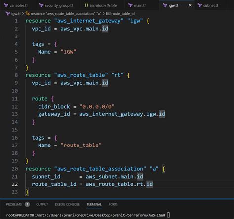 Aws Igw Using Aws Terraform Geeksforgeeks