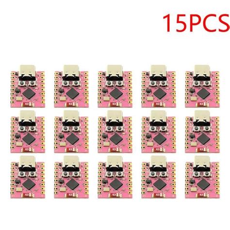 Pink 15pcs Carte De Développement Esp32 C3 33 6v Puissance Faible Puissance Esp32 Super Mini