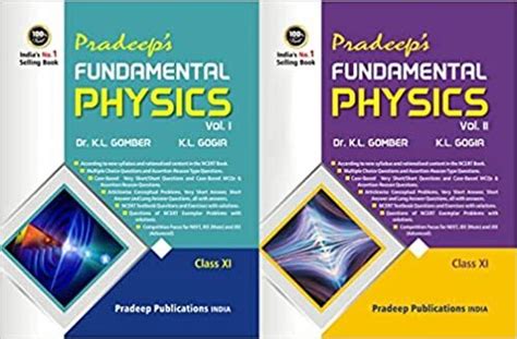 Pradeep S Fundamental Physics Vol 1 And 2 For Class 11 [examination