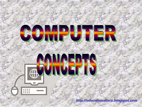 Education4all Computer Concepts What Is Computer