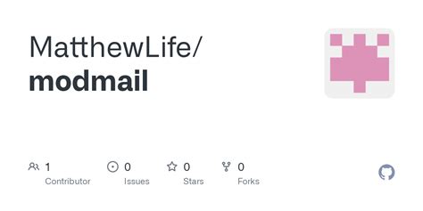 Github Matthewlifemodmail
