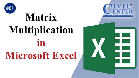 How To Do Multiply Matrices With Microsoft Excel Function Mmult Quick And Easy Youtube