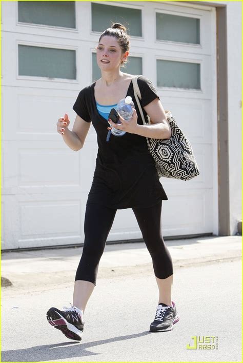 Ashley Greene Giant Water Bottle For Workout Photo 418900 Photo