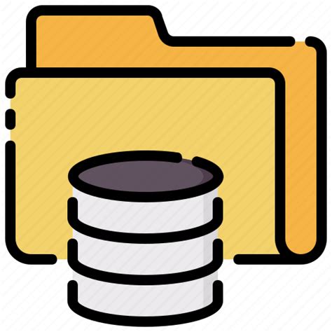Database Archive Server Data Folder Icon Download On Iconfinder