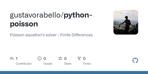 GitHub Gustavorabello Python Poisson Poisson Equation S Solver