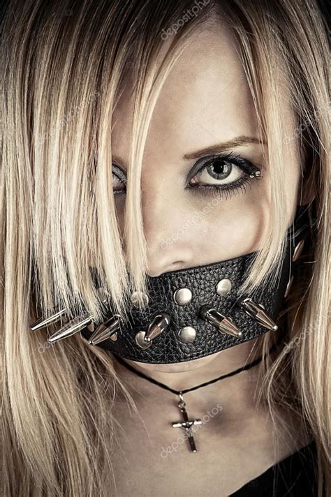 Portrait Of A Slave In Bdsm Theme Stock Photo Dualshock