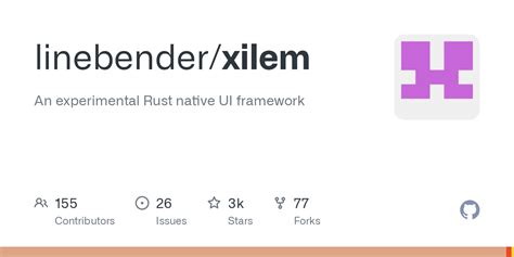 Github Linebenderxilem An Experimental Rust Native Ui Framework