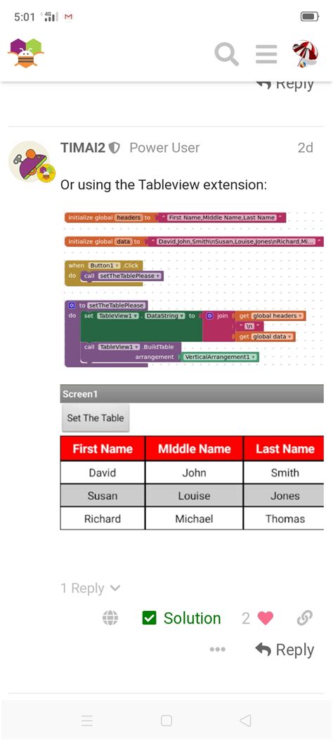 Help About Tableview Mit App Inventor Help Mit App Inventor Community