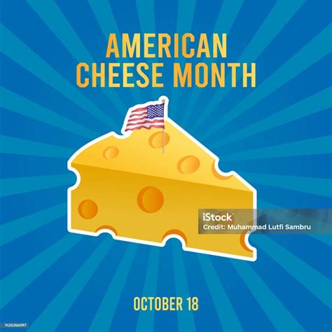 아메리칸 치즈 달 벡터 일러스트레이션 인사말 카드 포스터 및 배너에 적합합니다 0명에 대한 스톡 벡터 아트 및 기타 이미지 0명 2월 고기 Istock