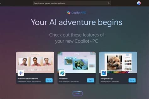 Microsoft Stores Ai Hub Go A New Design But Only Certain Users Can See It