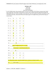 CECS 328 Midterm 2 Exam Instructions And Matrix Chain Order Course Hero