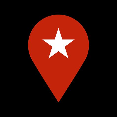 Geo Location Pin Vector Icon 552204 Vector Art At Vecteezy