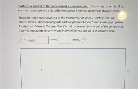 Solved Write Your Answer In The Same Format As The Question