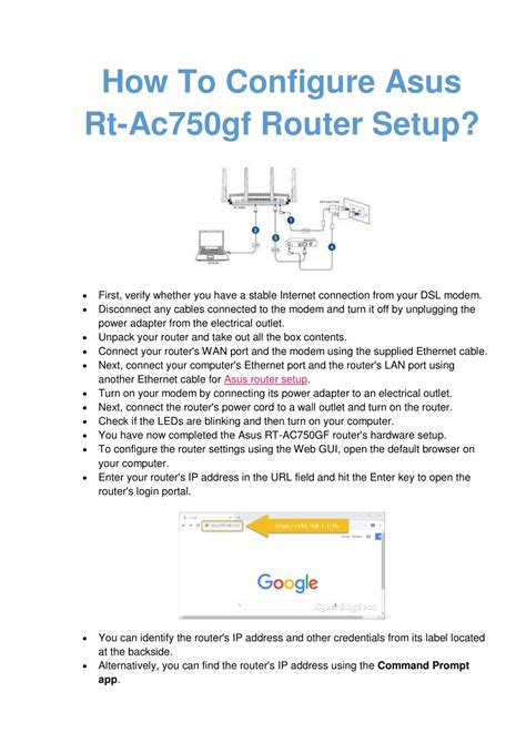 PPT How To Configure Asus Rt Ac Gf Router Setup PowerPoint Presentation ID