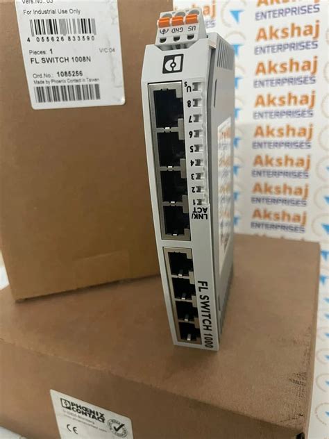 Phoenix FL SWITCH N Industrial Ethernet Switch LED At