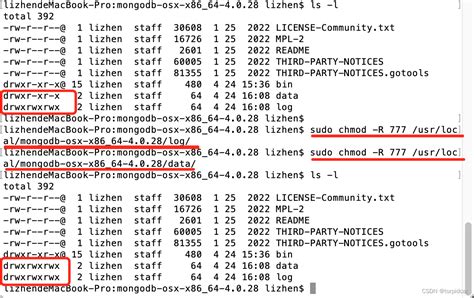 mac 安装mongodb 无法打开 mongod 无法验证开发者 无法打开“mongod” 因为无法确认开发者的身份。 csdn博客