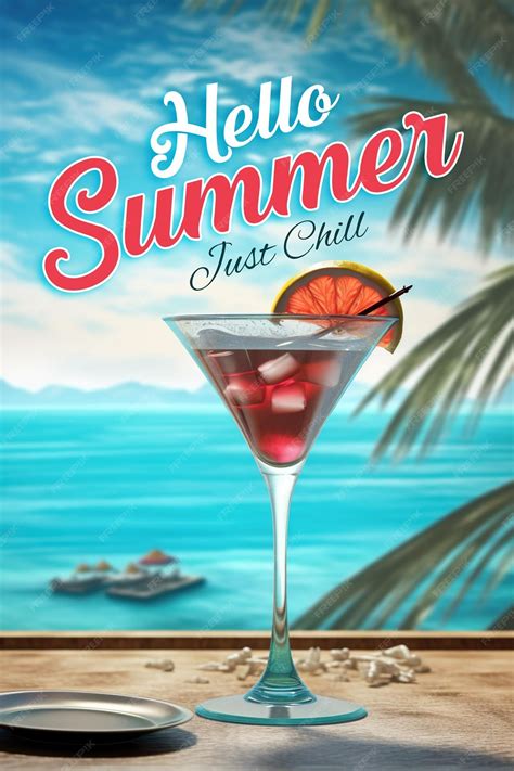 Premium Psd Sip Into Summer Bliss Refreshing Cocktails To Celebrate