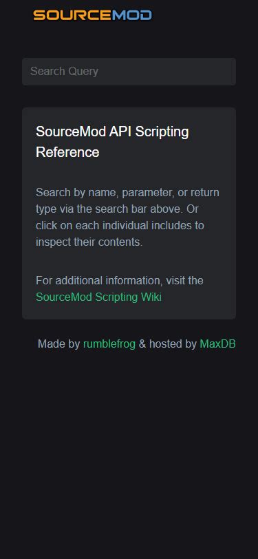 Sourcemoddev Client Side Sourcemod Scripting Api Reference