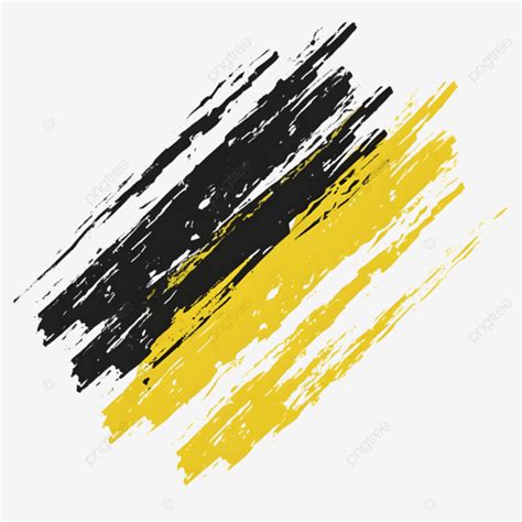 브러시 스트로크 검정색 노란색 브러시 스트로크 검은색 브러시 Png 일러스트 및 이미지 에 대한 무료 다운로드 Pngtree