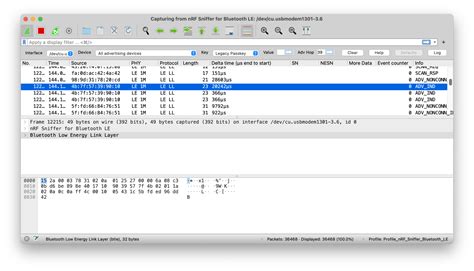 Using The Nordic NRF Sniffer For BLE Dojo Five Modern Embedded Firmware Development