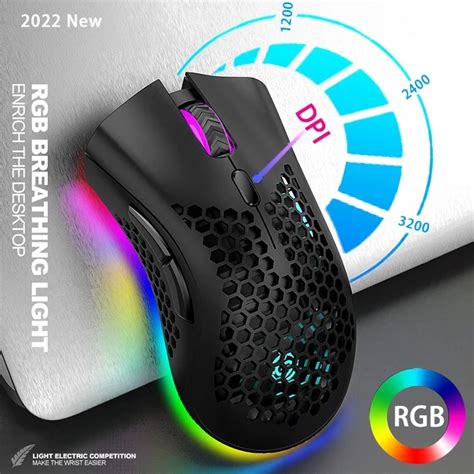 Bm600 충전식 Usb 2 4g 무선 Rgb 라이트 벌집 게임 마우스 데스크탑 Pc 컴퓨터 노트북 노트북 마우스 마우스 귀여운 게이머 Aliexpress