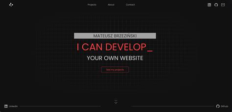 Mateusz Brzeziński Frontend Developer
