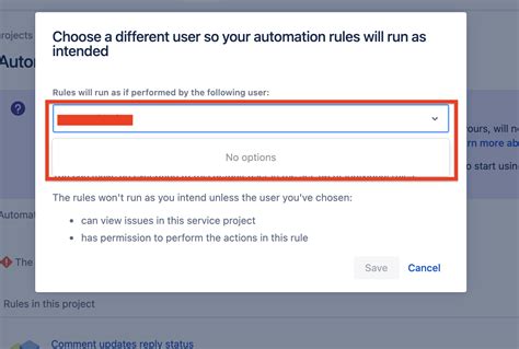 Getting The User To Run Automation Rules Is Misconfigured Error For