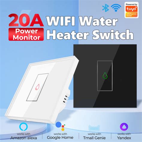 SMATRUL UK 20 40A WiFi Untuk Kegunaan Dandang Aircon 8000W Tuya Smart Life App Kawalan Jauh Pada