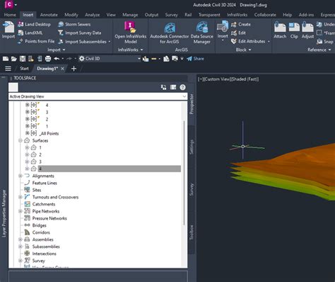 Civil 3d 2024 Surface Layers Settings Tooltips And Showct Micrographics