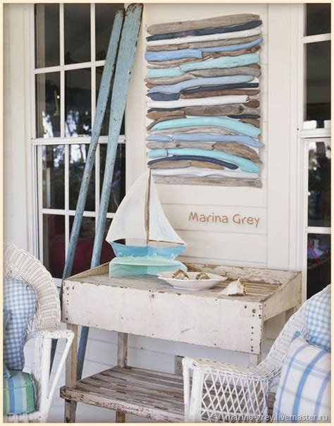 Настенное панно в стиле Driftwood купить на Ярмарке Мастеров Mme9wru Элементы интерьера