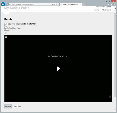 Building A Youtube Like Media Portal Using Aspnet Mvc And Azure Media Services Dotnetcurry