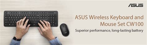 Asus Wireless Keyboard And Mouse Set Cw100 Asus Store India