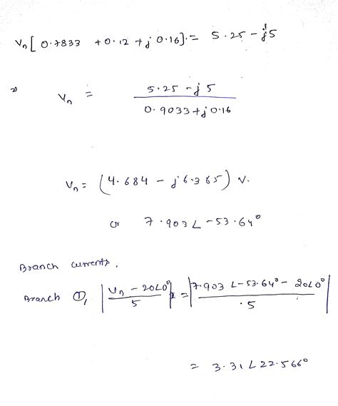 Solved Use Nodal Theorem Compute The Node Voltages And Branch