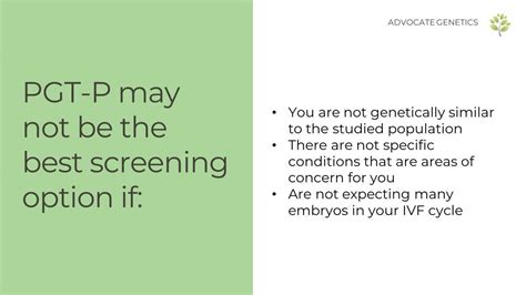 PGT P Testing Exploring The Science