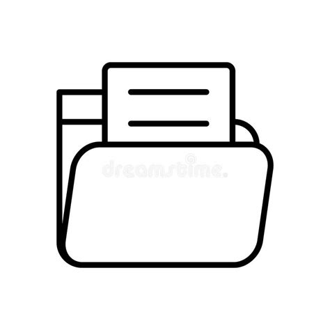 文件夹图标矢量图设计模板 向量例证 插画 包括有 文件 项目 查出 图标 信息 概念 投资组合 259945337