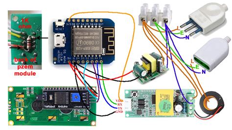 Pzem004t Wemos D1 Mini And A 1602 I2c Display Stodev Com Br Tasmota