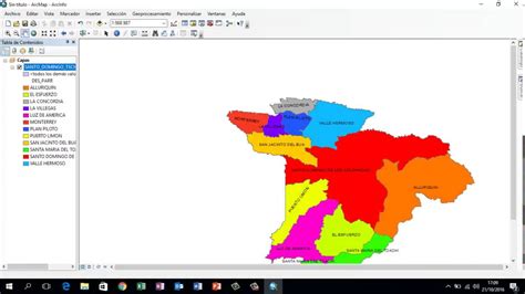 Practica 1 Cartografia Etiquetas Y Color En Arcmap Gis Youtube