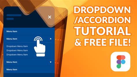 Mobile Dropdown Accordion Menu Figma