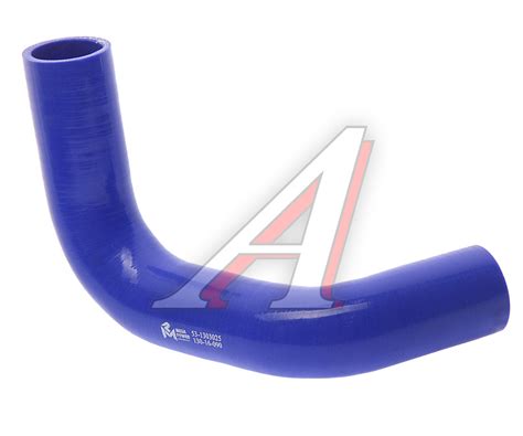 Патрубок ГАЗ-53 радиатора отводящий нижний силикон MEGAPOWER - 53 ...