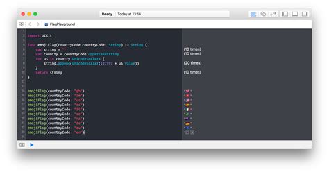 Emoji Flags From ISO Country Codes In Swift