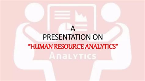 Human Resource Analytics Metrics Pptx
