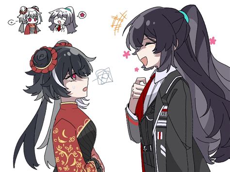 Hong Lu And Jia Xichun Project Moon And More Drawn By Finame Danbooru