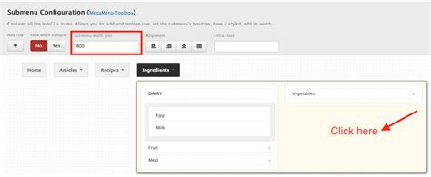 Configuring A Full Edge To Edge Drop Down Mega Menu How To Configure