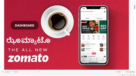 Powerbi Dashborad Zomato Food Analytics Shridhar T P
