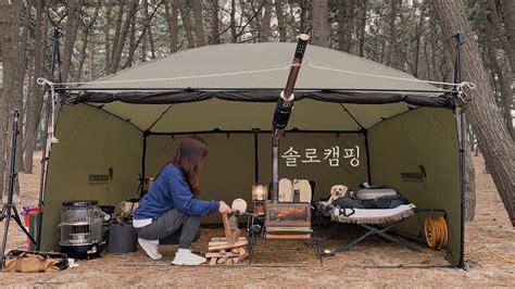 혼자서 40도짜리 술 퍼마시며 어두운 숲속에서의 하룻밤 보내기 아무도 없는 오션뷰 캠핑장에서 솔로캠핑 과메기•오매락퍽•어묵탕 먹방 Youtube