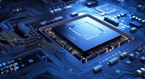 Premium Ai Image Onboard Processor With Luminous Elements