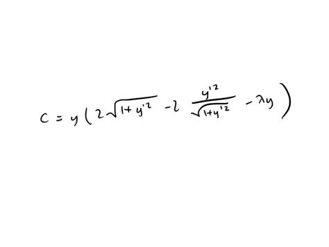 solved in problem 5 given the volume find the shape of the curve y y